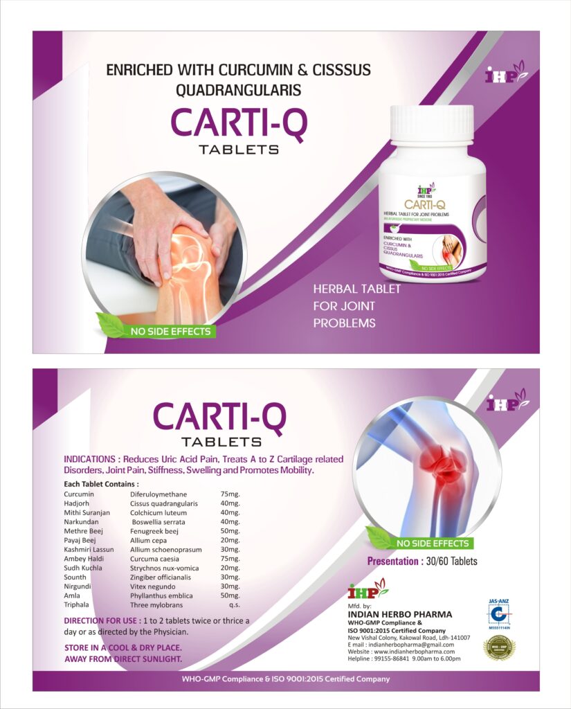 Carti-Q Tablets Herbal & ayurvedic health care product
